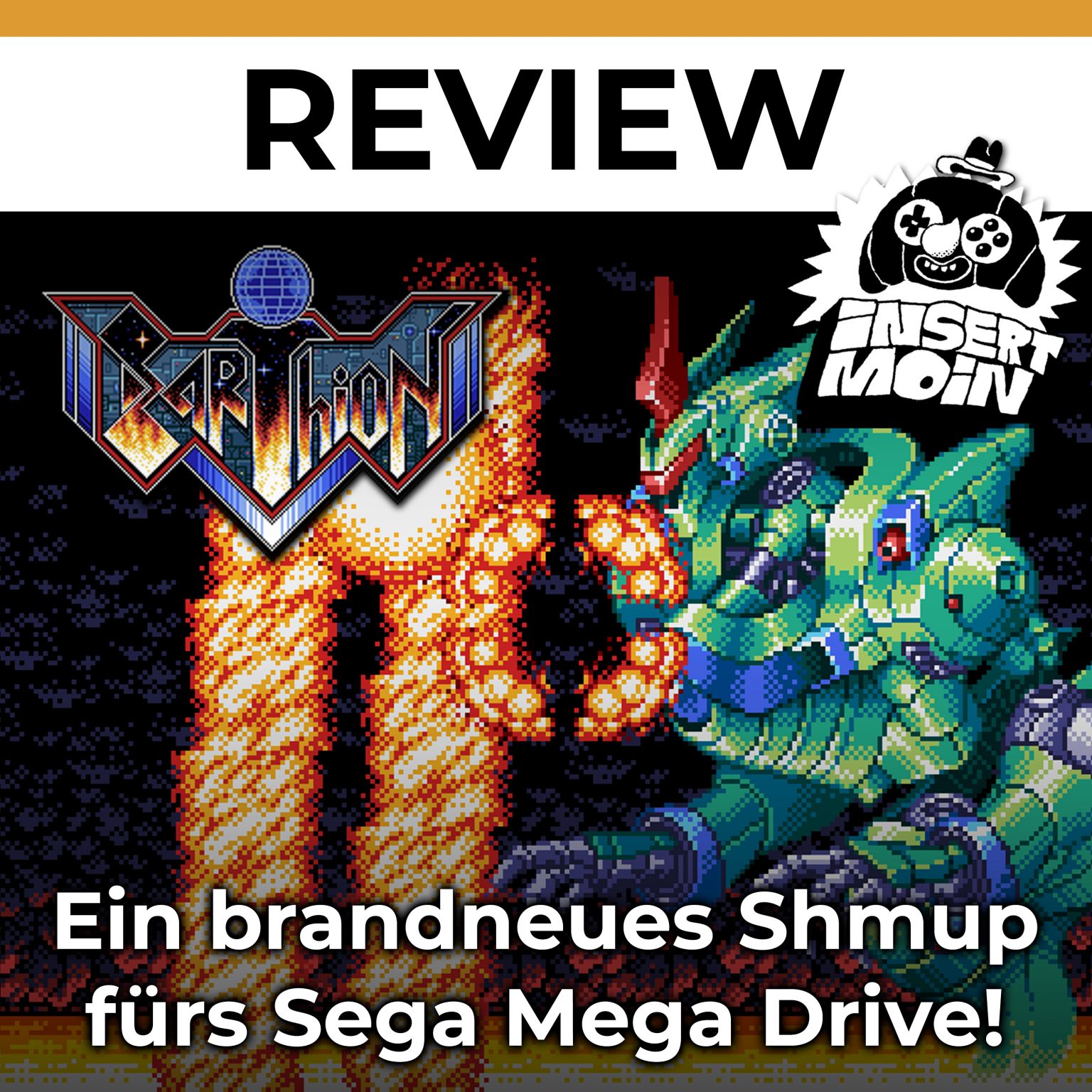Earthion im Test: Ein nagelneues Shmup fürs Mega Drive – Insert Moin
